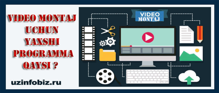 Kompyuterda video montaj qilish programmalar, dasturlar