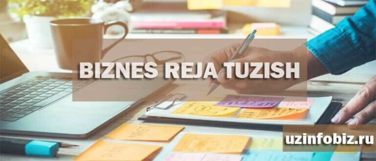 Biznes reja tuzish bo'yicha qo'llanma plan nima 2019
